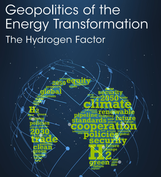Geopolitics of the Energy Transformation The Hydrogen Factor | Solar Now