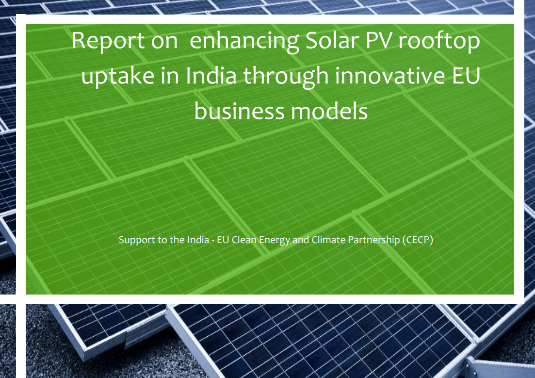 Report on enhancing Solar PV rooftop uptake in India through innovative ...