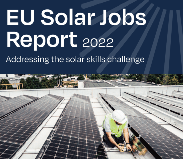 EU Solar Jobs Report 2022 Addressing the solar skills challenge | Solar Now