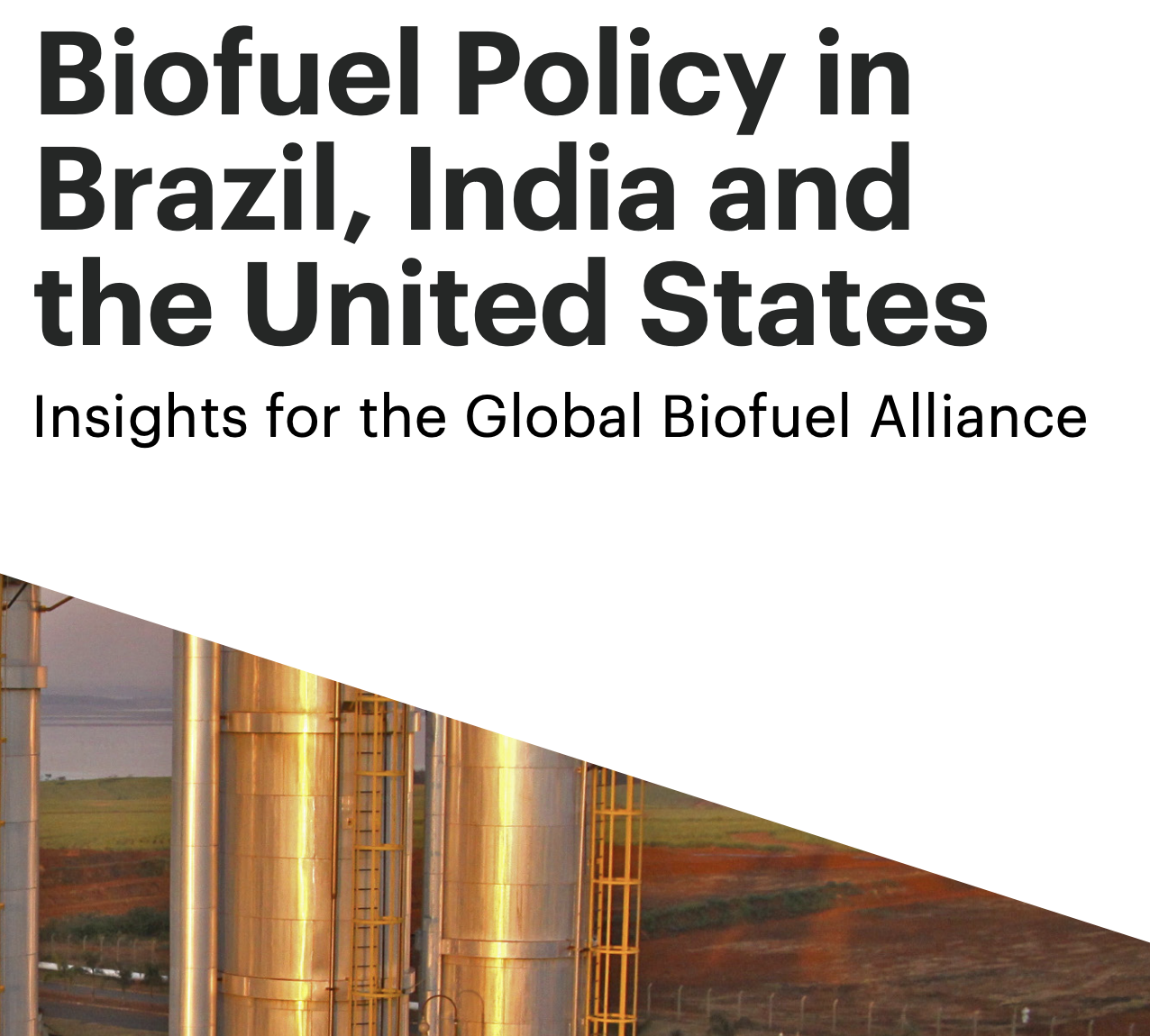 Biofuel Policy inBrazil, India andthe United StatesInsights for the ...