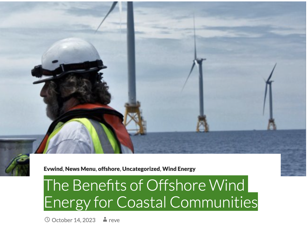 The Benefits of Offshore Wind Energy for Coastal Communities | Solar Now