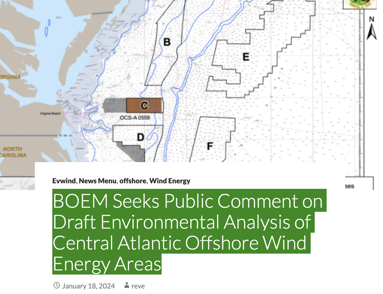 BOEM Seeks Public Comment on Draft Environmental Analysis of Central ...