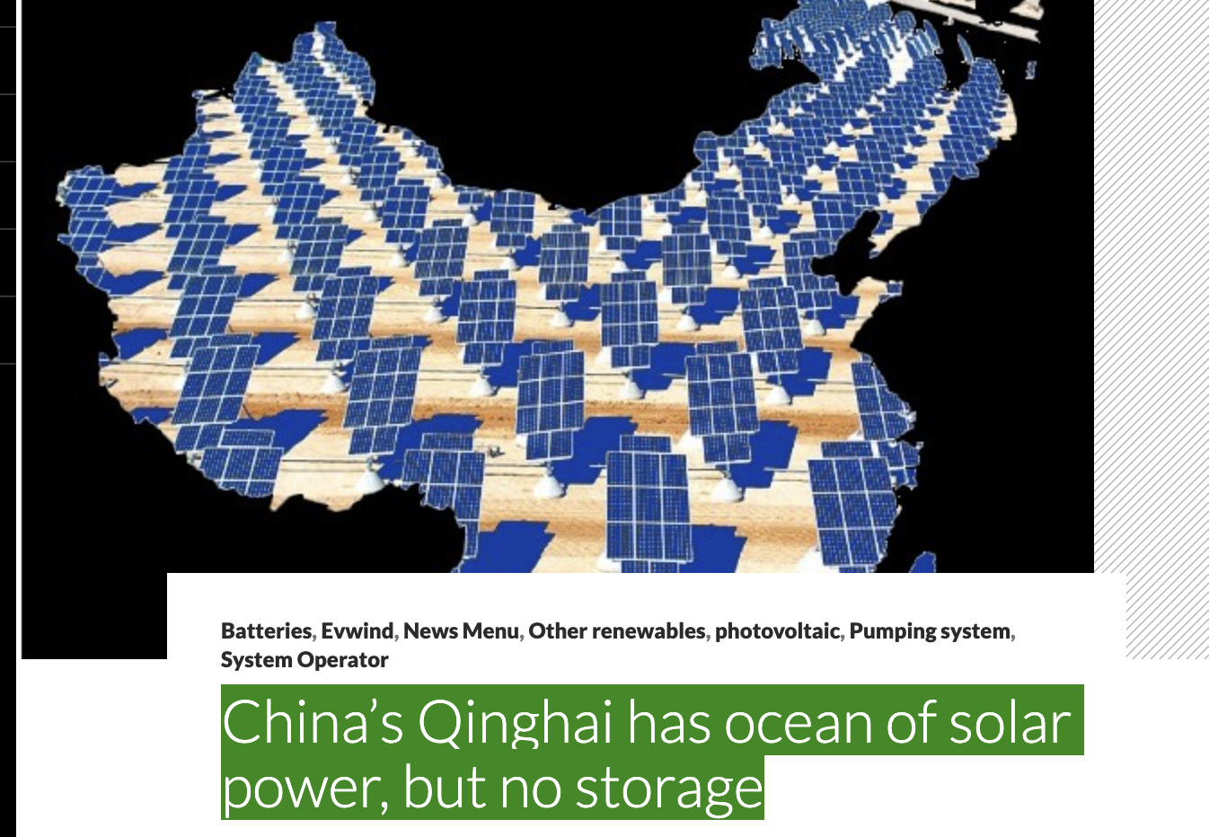 China’s Qinghai has ocean of solar power, but no storage | Solar Now