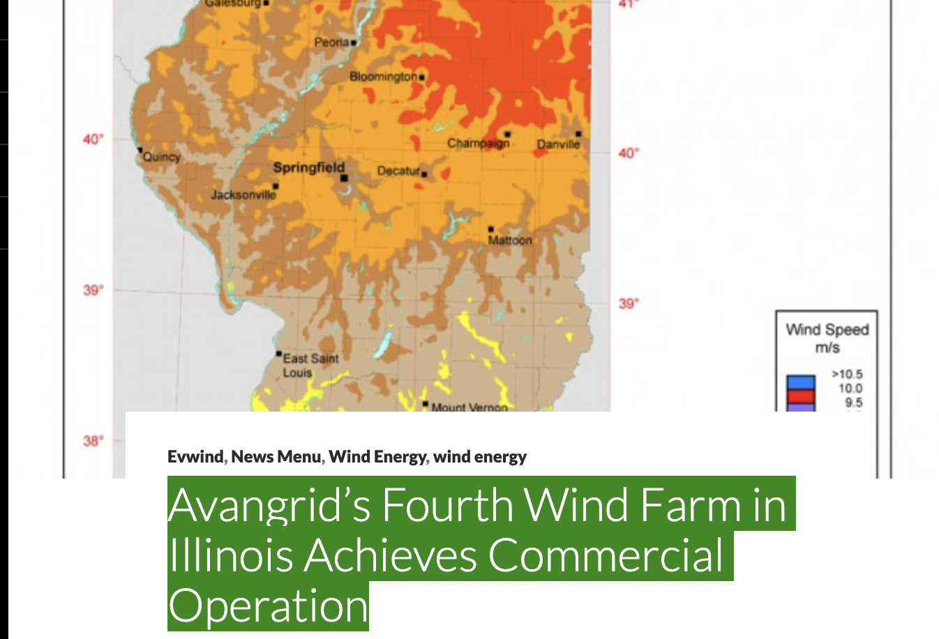 Avangrid’s Fourth Wind Farm in Illinois Achieves Commercial Operation ...