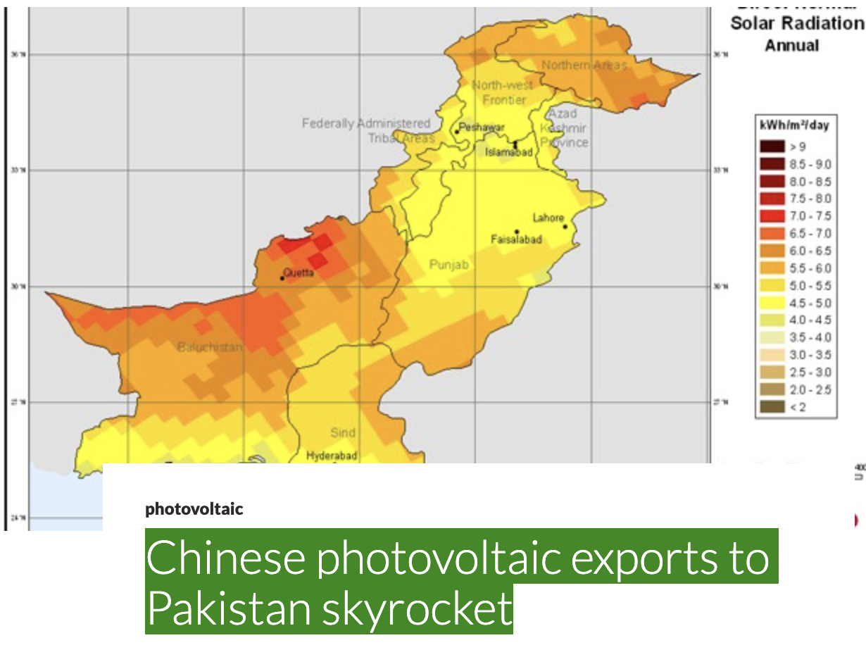 Chinese photovoltaic exports to Pakistan skyrocket | Solar Now