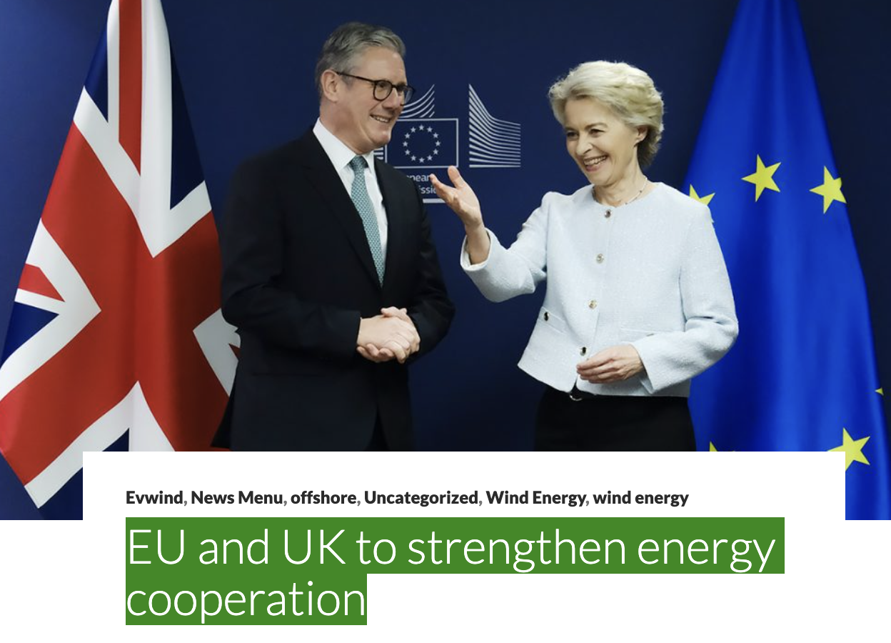 EU and UK to strengthen energy cooperation | Solar Now