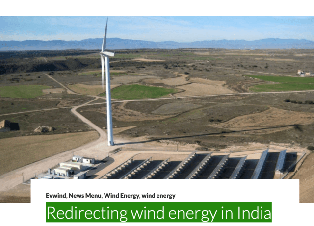 Redirecting wind energy in India | Solar Now
