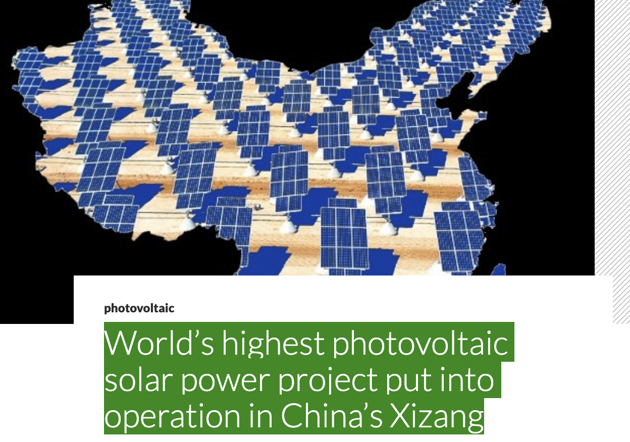 World’s highest photovoltaic solar power project put into operation in ...